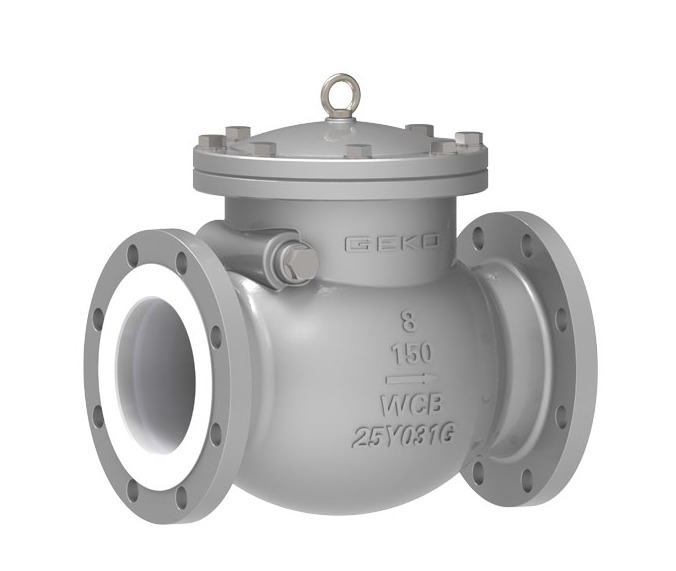 GEKO Rubber Lined Ball Check Valve -ABS / EPDM Corrosive-www.geko-union.com